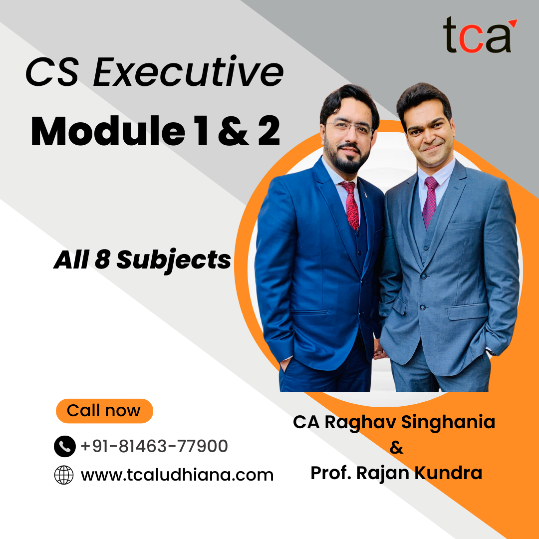 CS Executive (Both Modules) - CA Raghav Singhania & Prof. Rajan Kundra ...